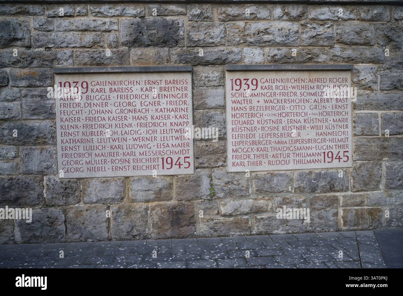 Memorial in Gailenkirchen for fallen soldiers in World War II and ...
