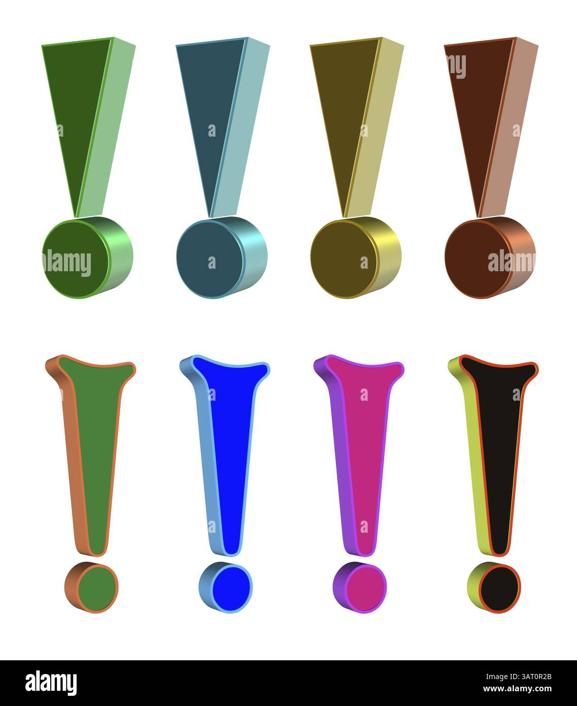 Exclamation mark Punctuation exclamation mark Stock Photo - Alamy