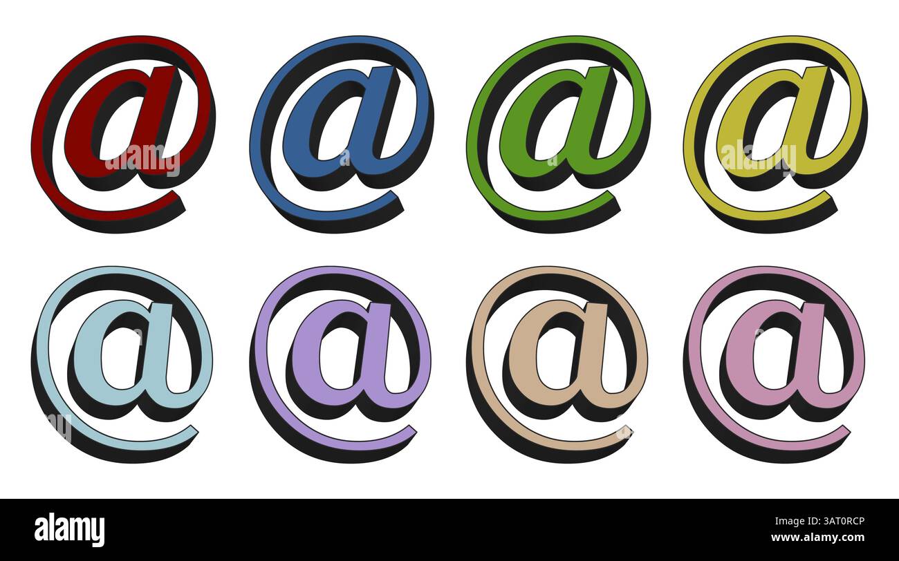 Email stationery Cut Out Stock Images & Pictures - Alamy