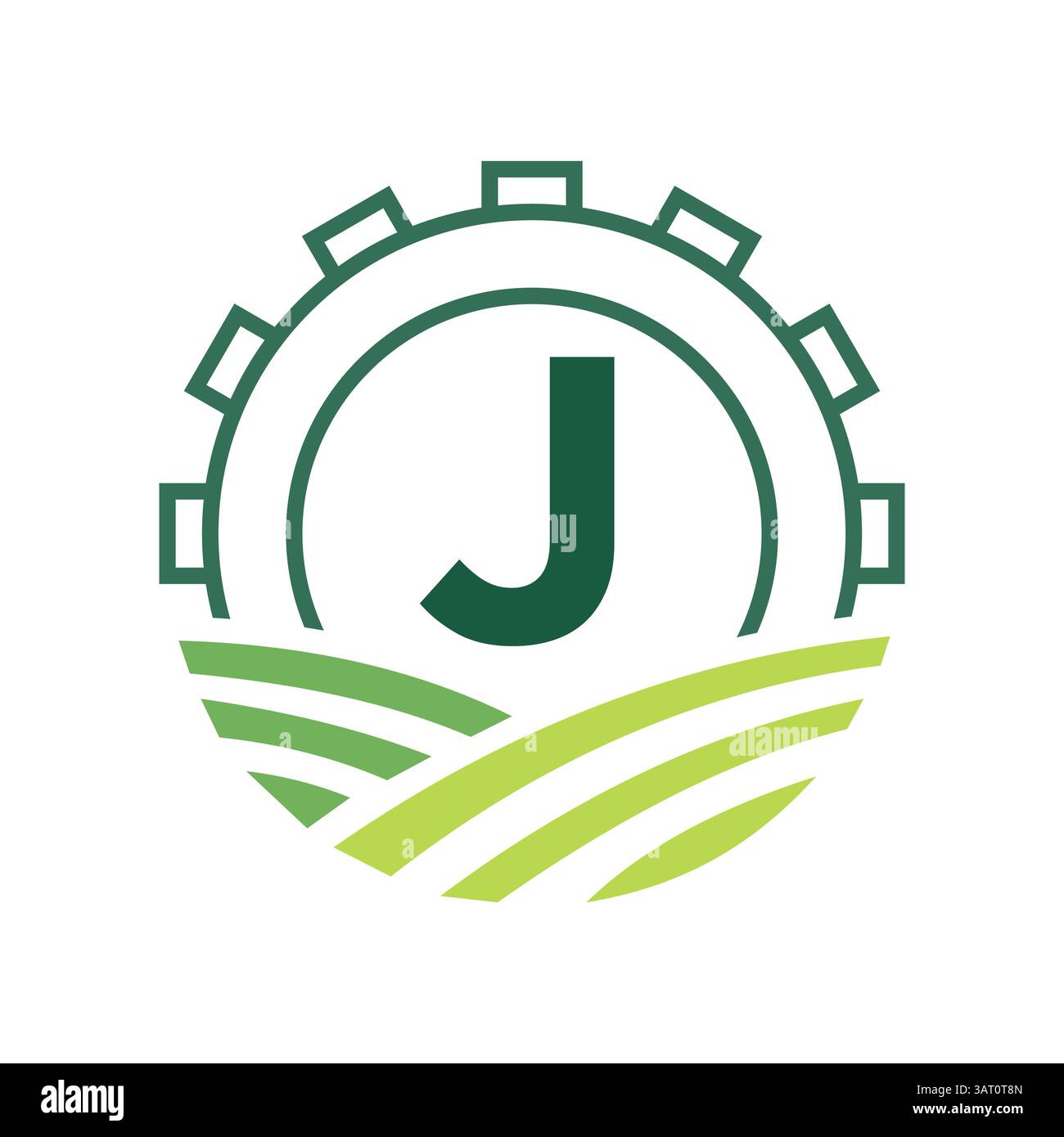 Agriculture Logo On Letter J. Agro Farming Logo Symbol Vector and ...