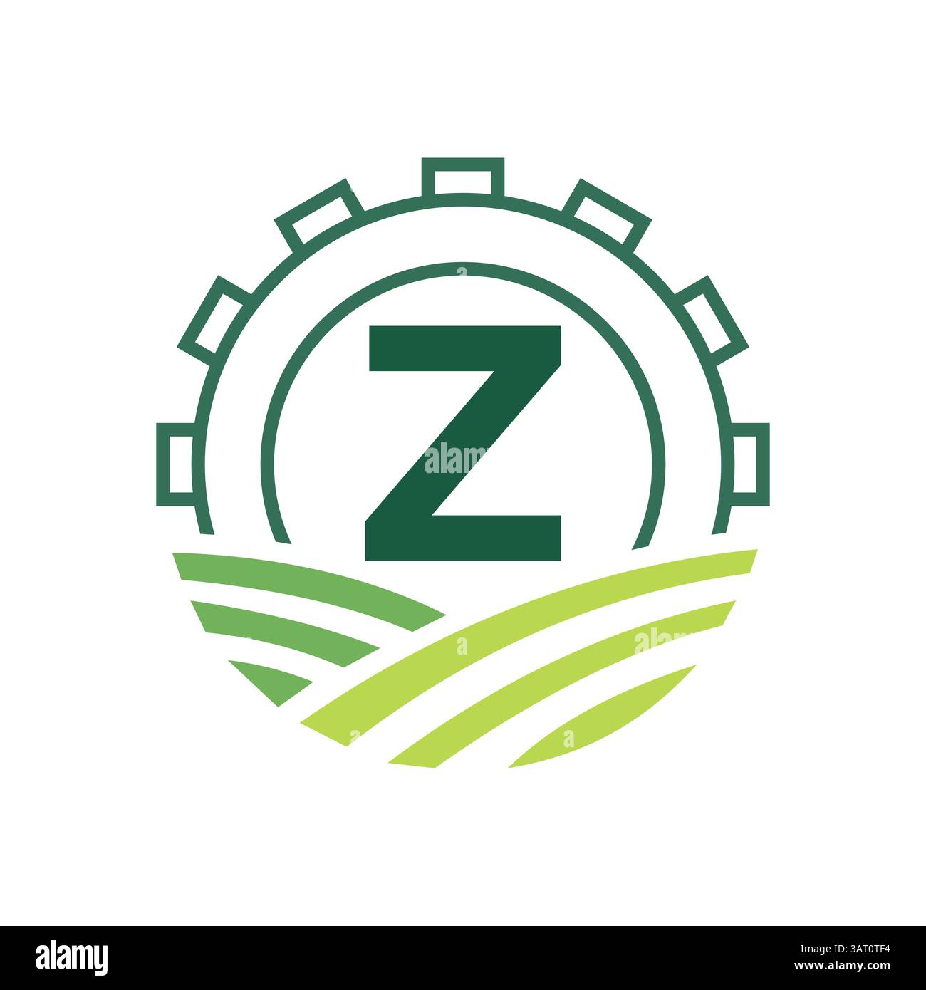 Agriculture Logo On Letter Z. Agro Farming Logo Symbol Vector and ...