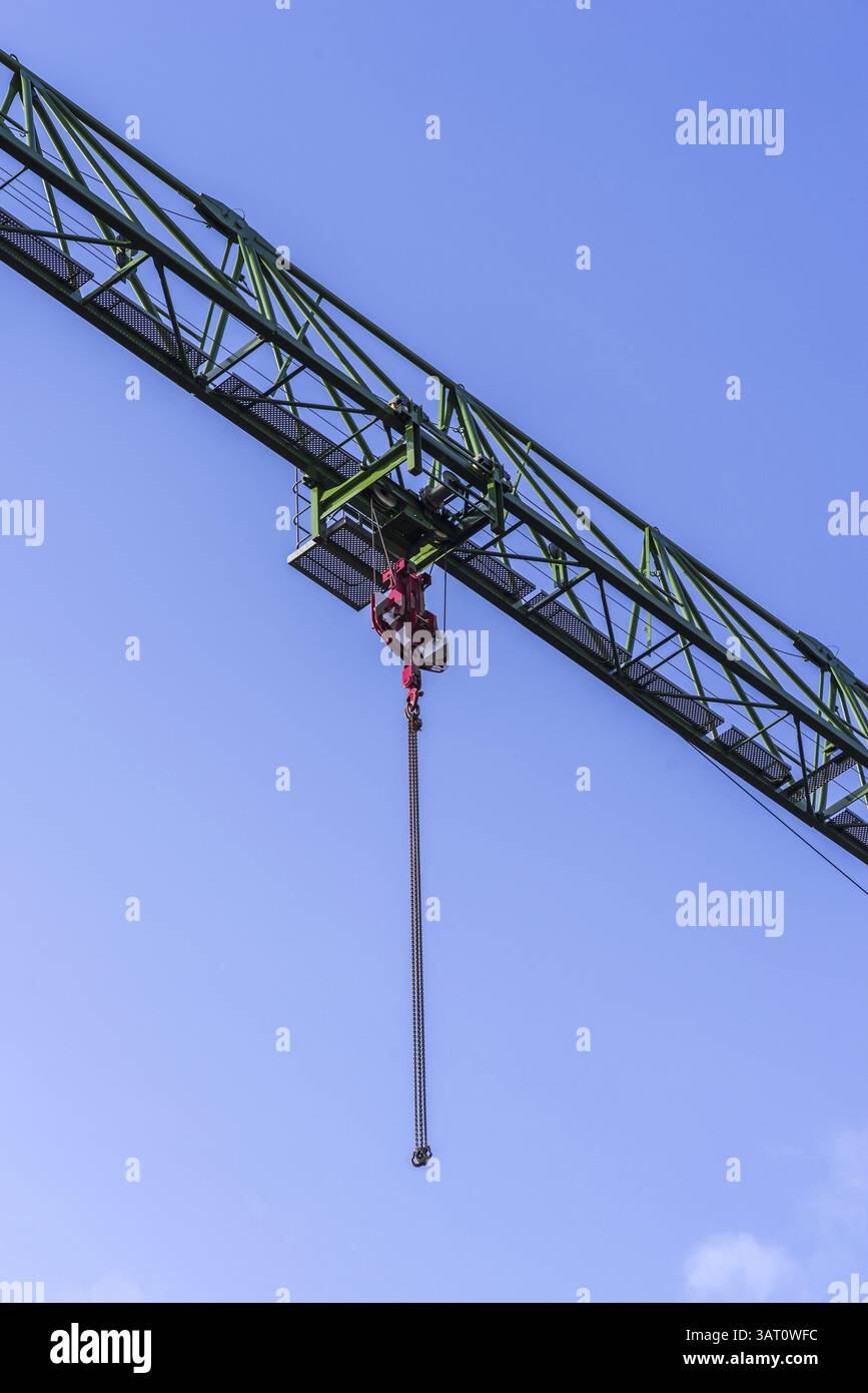 Construction site crane works hi-res stock photography and images - Alamy