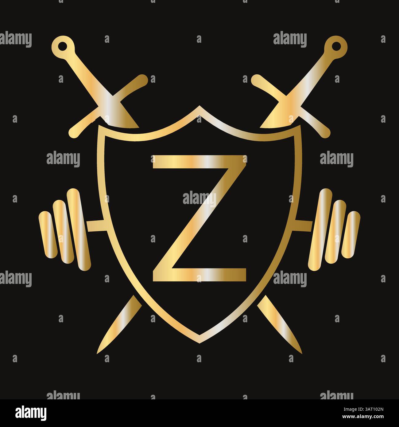 Letter Z Warrior Logo Design Concept For Security, Safety and Defense ...