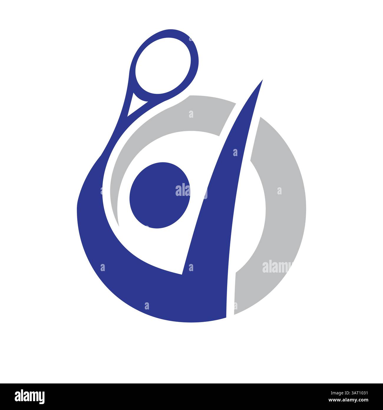 Letter O Padel Racket Logo Design. Paddle Symbol Beach Table Tennis ...
