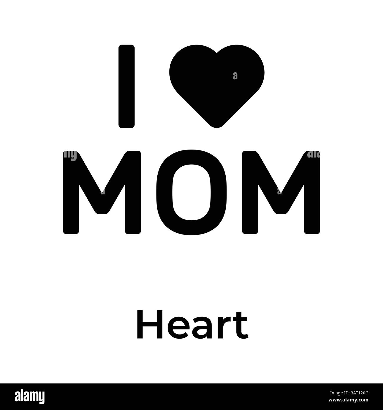 I love mom icon design, ready for premium use Stock Vector Image & Art ...