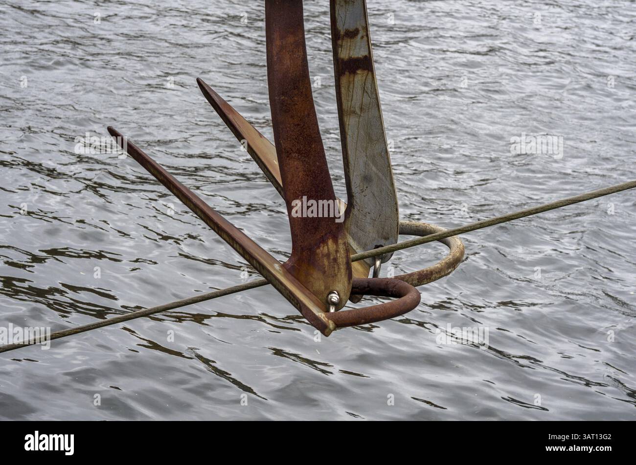 Old rusty anchor Stock Photo - Alamy