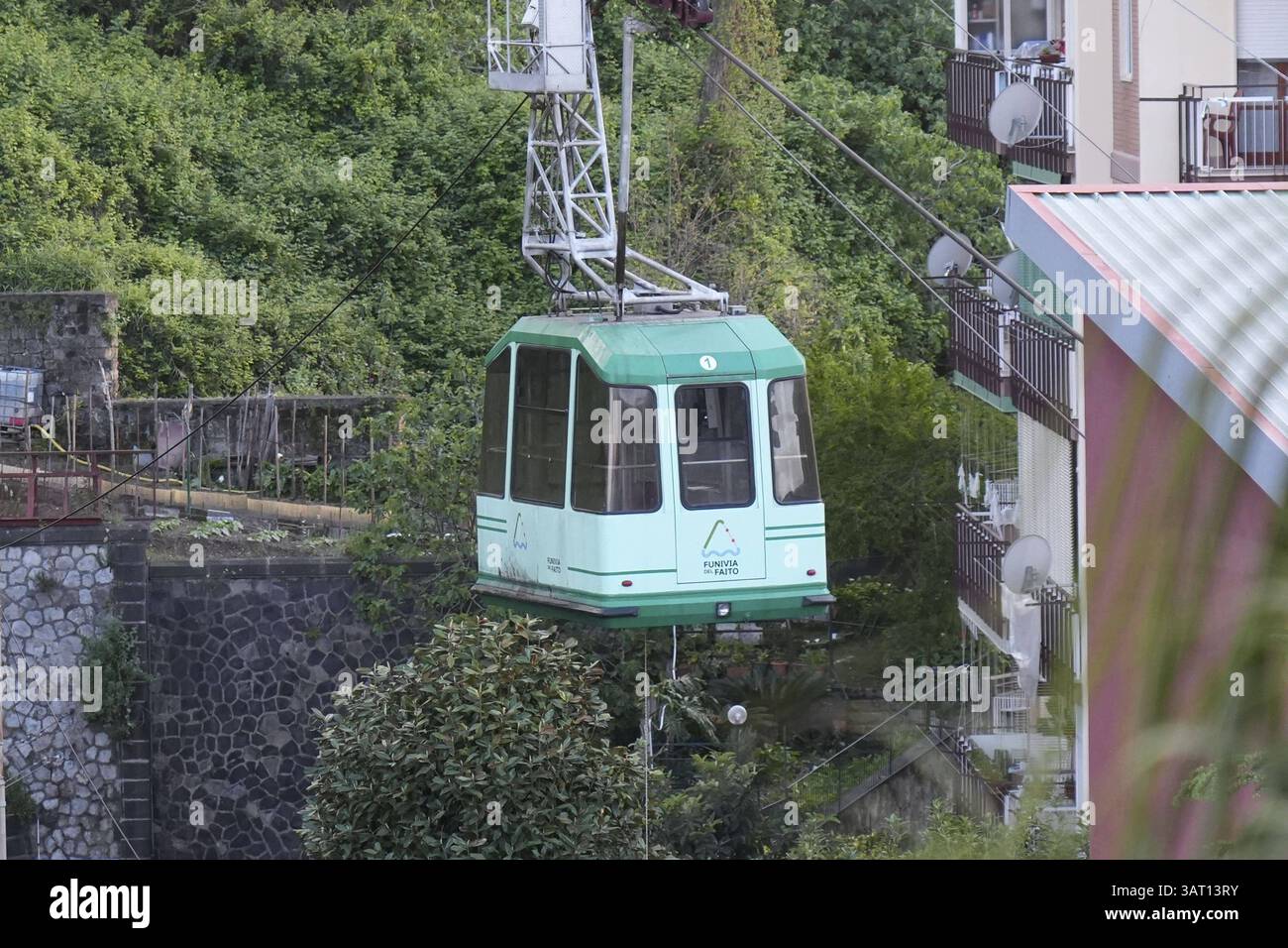 News - Monte Faito Cable Car Crash A blocked cabin of the Faito cable ...