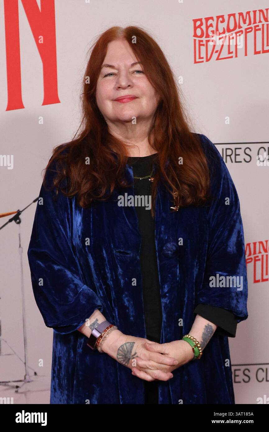 LOS ANGELES - JAN 27: Allison Anders at the Becoming Led Zeppelin Los ...