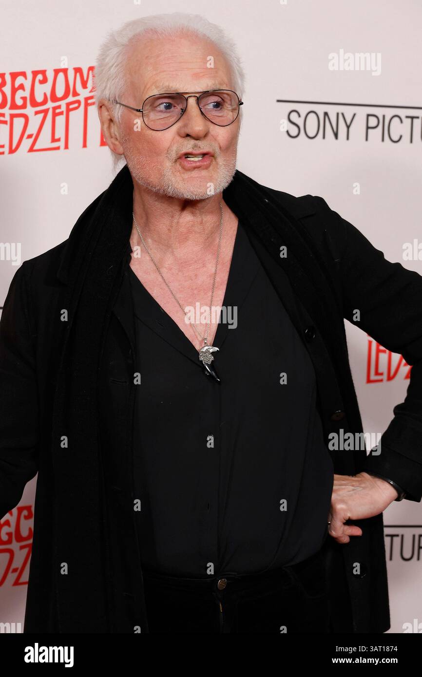 LOS ANGELES - JAN 27: Michael Des Barres at the Becoming Led Zeppelin ...