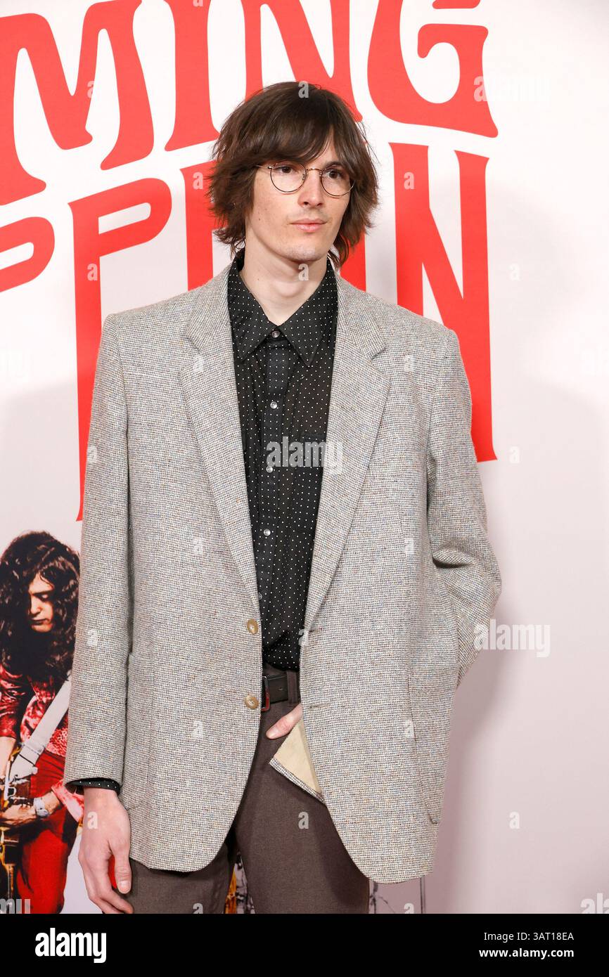 LOS ANGELES - JAN 27: Dylan Brosnan at the Becoming Led Zeppelin Los ...