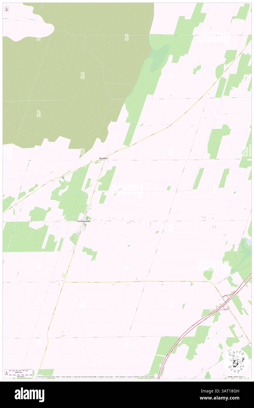 Map of caledonia ontario hi-res stock photography and images - Alamy