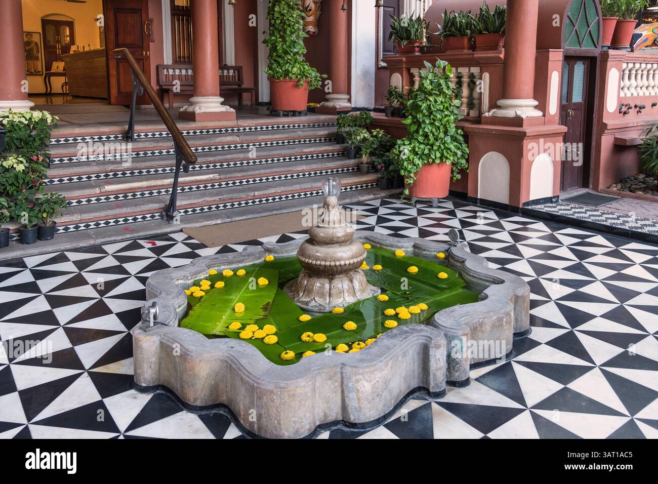 The House of MG heritage hotel entrance Ahmedabad Gujarat India Stock ...