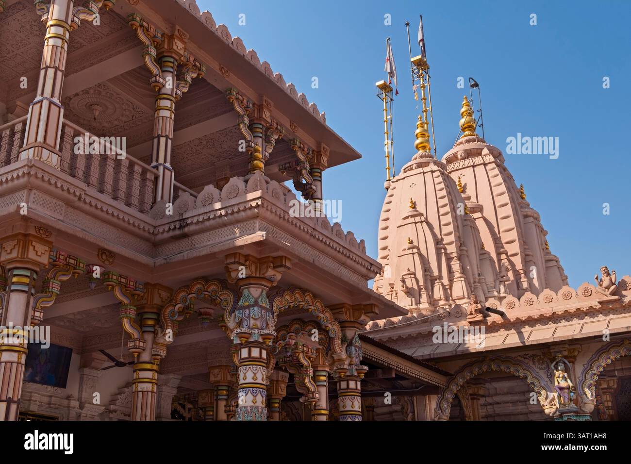 Shree Swaminarayan Mandir Kalupur Ahmedabad Gujarat India Stock Photo ...