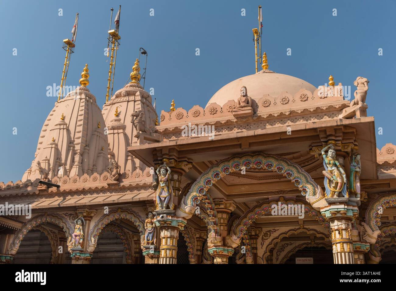 Shree Swaminarayan Mandir Kalupur Ahmedabad Gujarat India Stock Photo ...