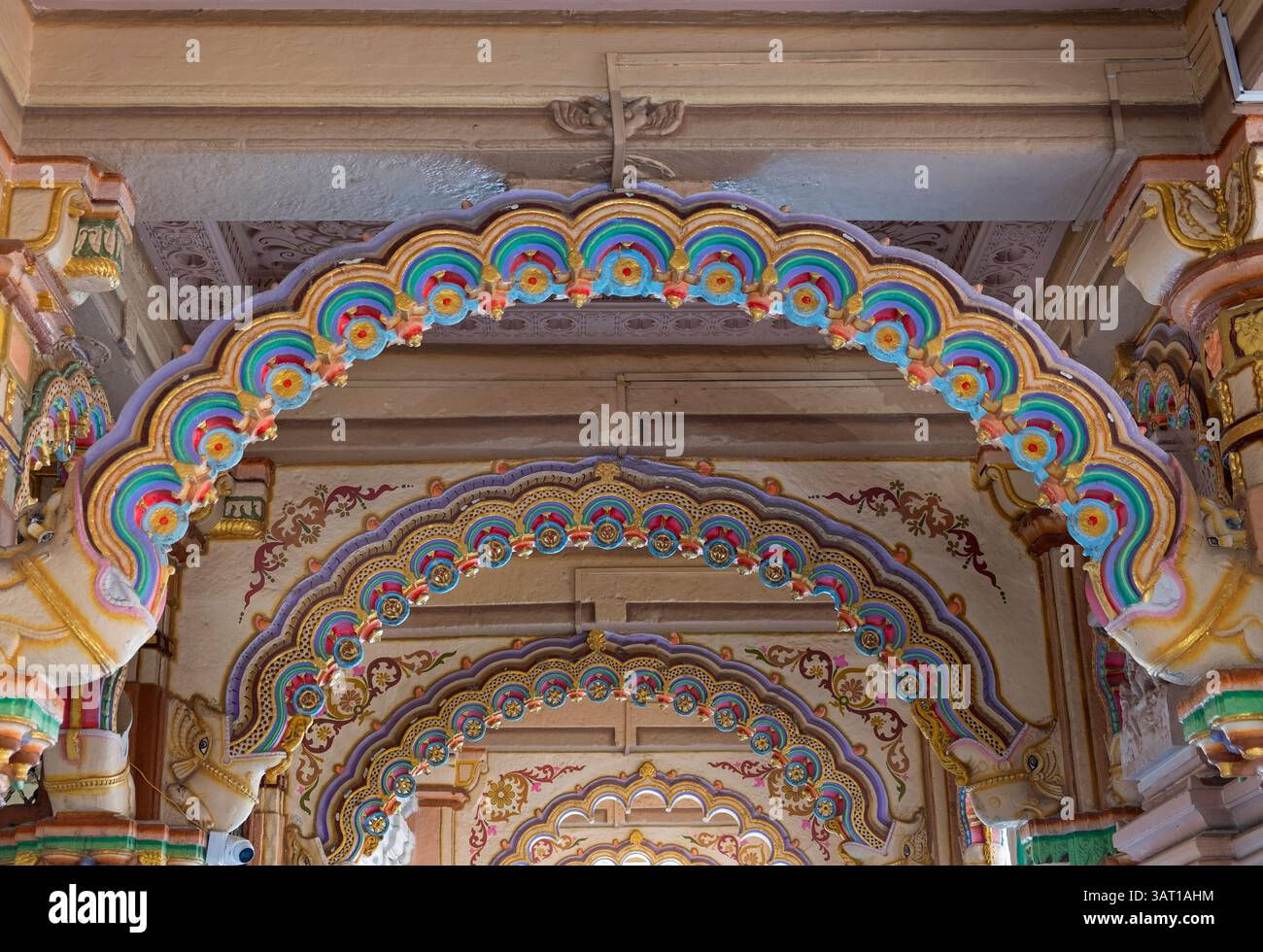 Shree Swaminarayan Mandir Kalupur Ahmedabad Gujarat India Stock Photo ...