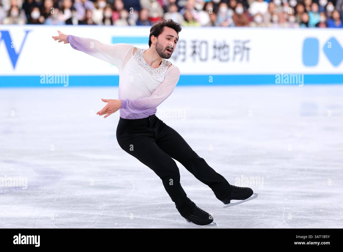 Tokyo, Japan. 17th Apr, 2025. Kevin Aymoz (FRA) Figure Skating : ISU ...