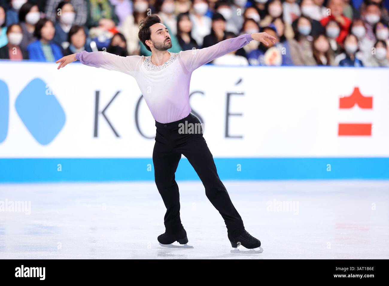 Tokyo, Japan. 17th Apr, 2025. Kevin Aymoz (FRA) Figure Skating : ISU ...