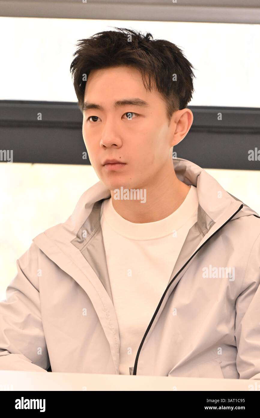 Chinese actor Zheng Hao attends an activity in Beijing, China, 17 April ...