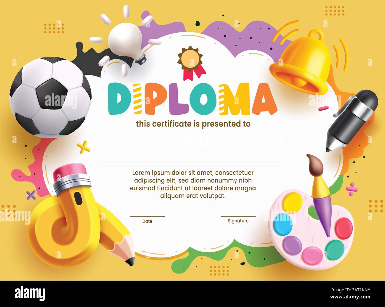Editable diploma hi-res stock photography and images - Alamy