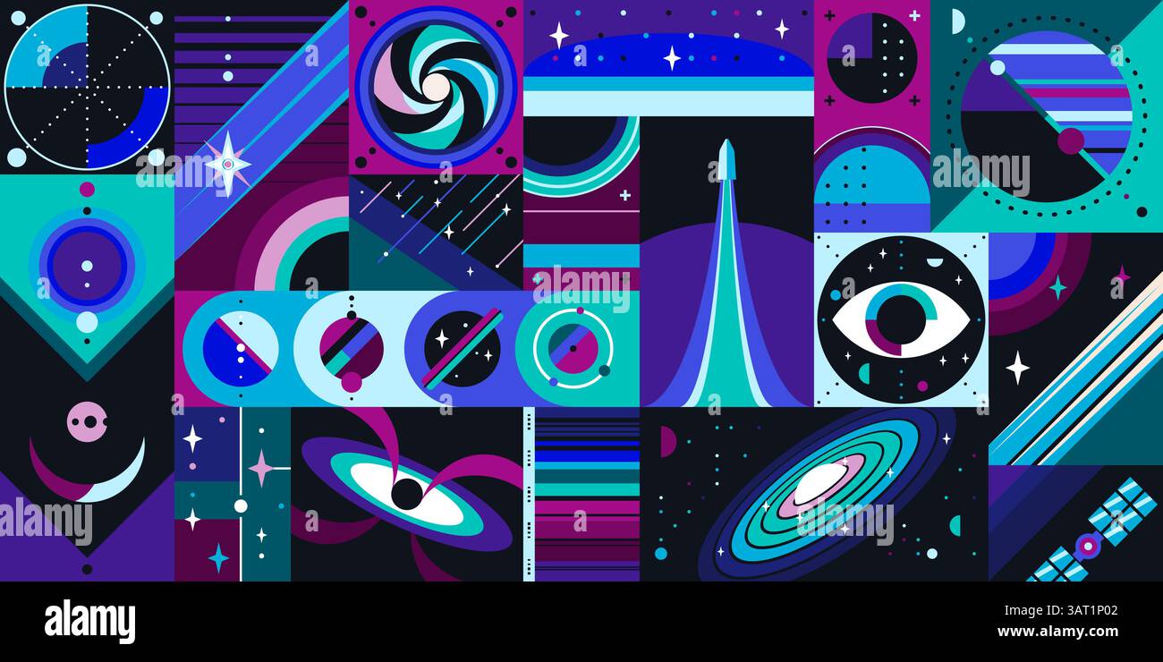 Swiss space system Stock Vector Images - Alamy