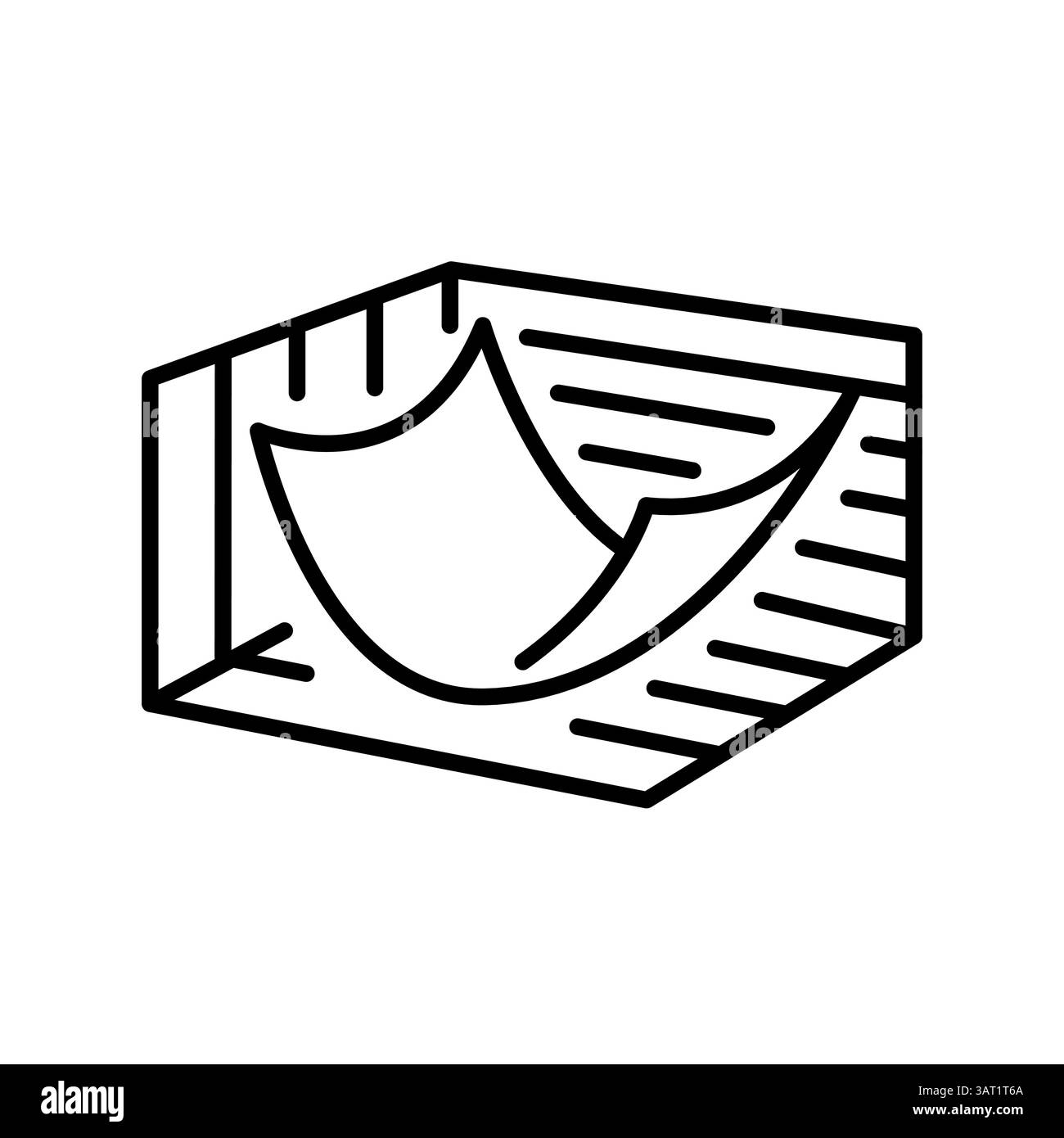 Gradient Descent black line icon for digital and print projects ...