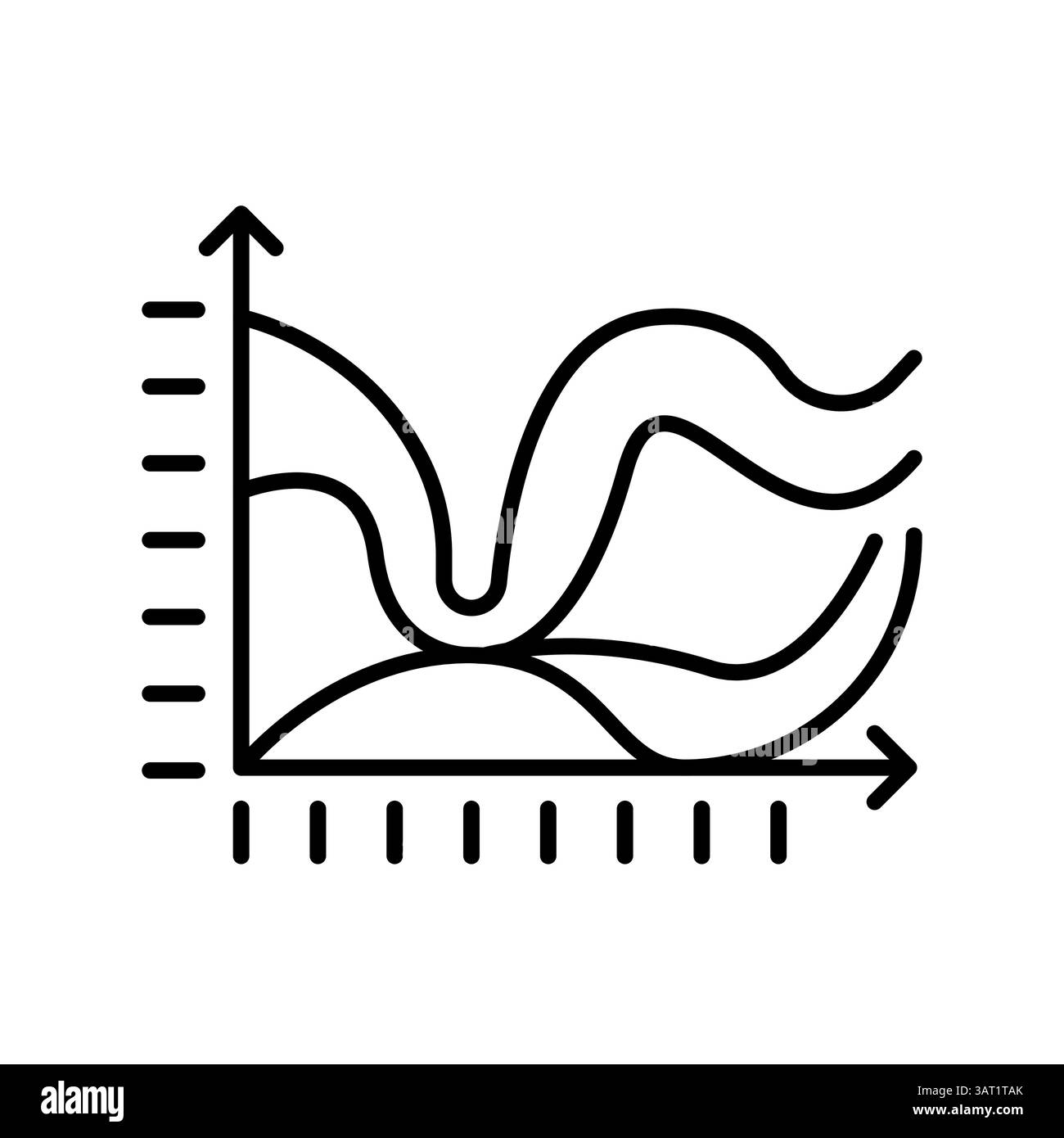 Hyperparameters black line icon for digital and print projects. Minimal ...