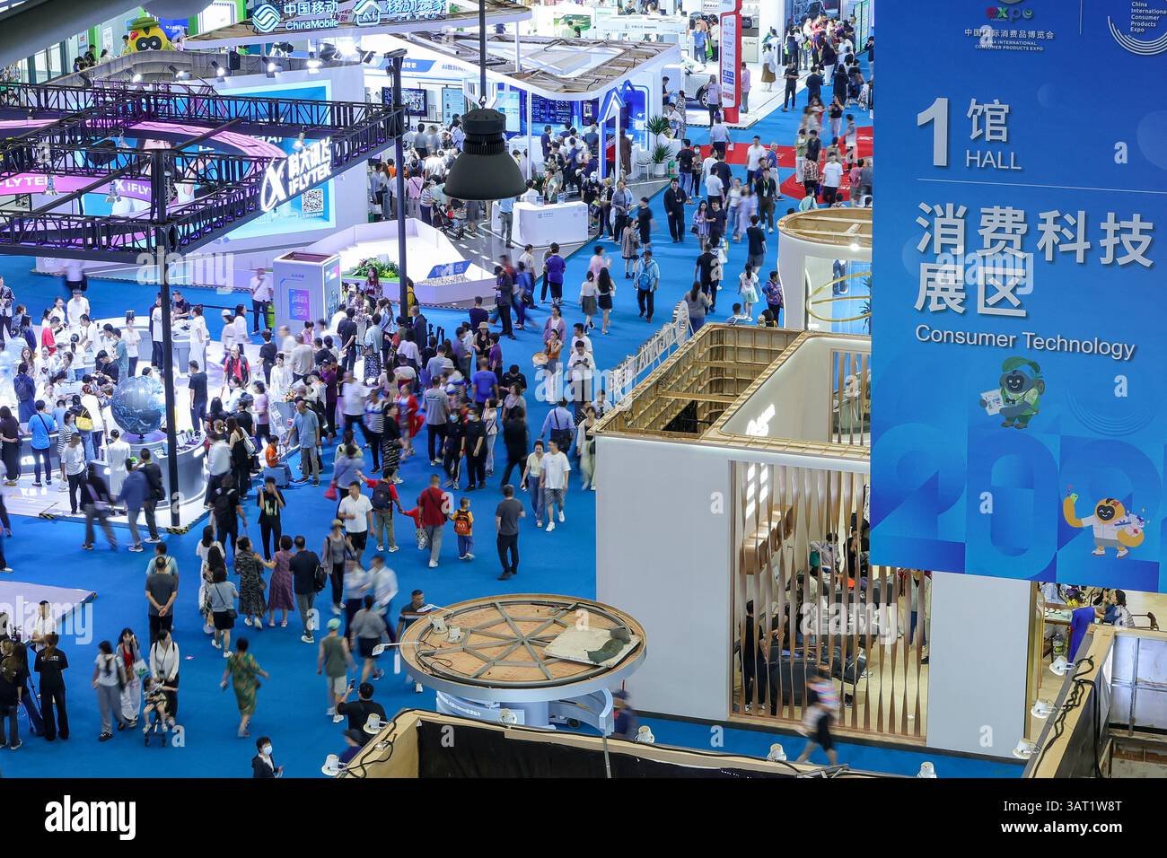 Haikou,China.17th April 2025. The public open day of China ...