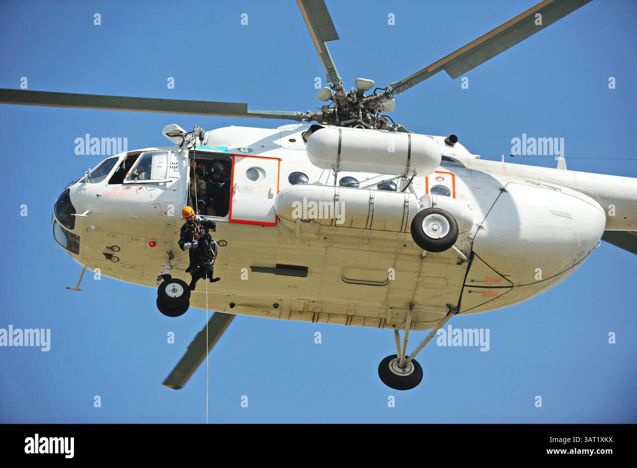 Exercises of the city's fire service Stock Photo - Alamy
