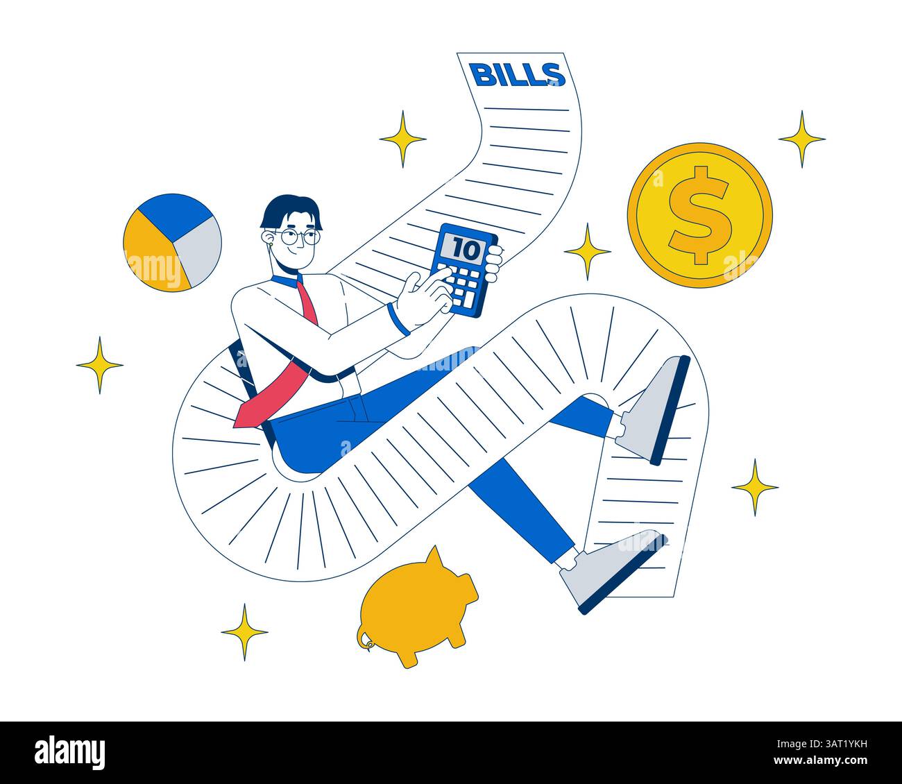 Payments bills Stock Vector Images - Alamy