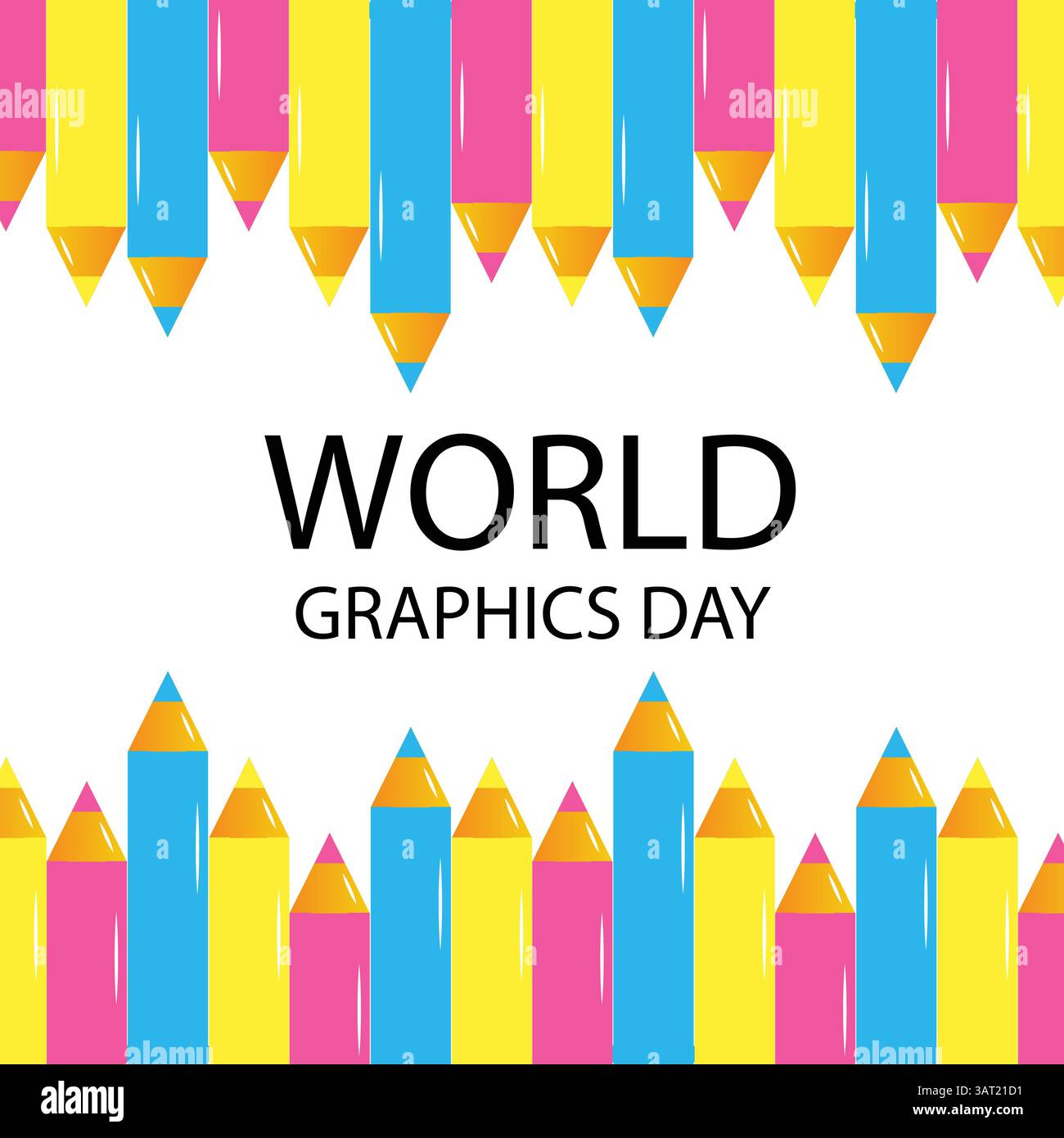 World Graphic Design Day Celebration Vector Illustration Stock Vector ...