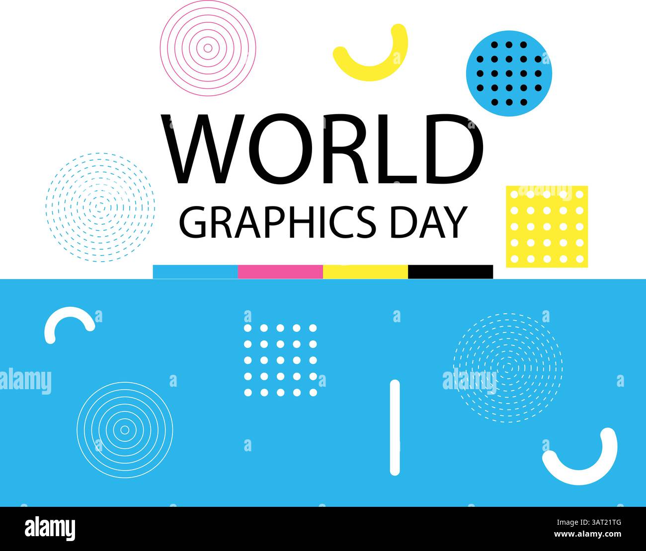 World Graphic Design Day Celebration Vector Illustration Stock Vector ...