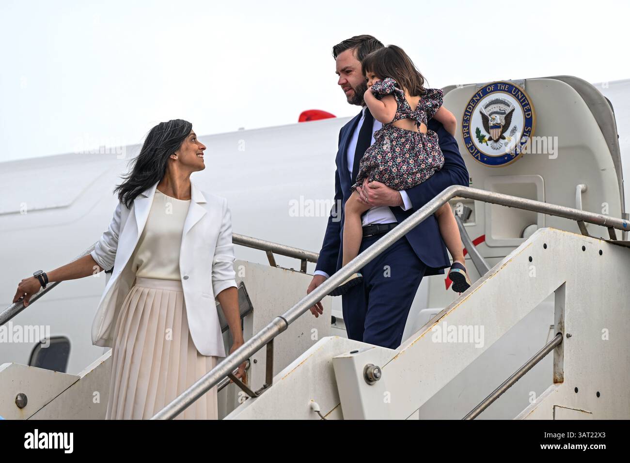 Second Lady Usha Vance looks back at U.S. Vice President JD Vance ...