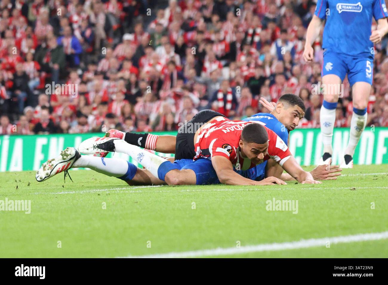 UEFA Europa League soccer match Athletic Club vs Rangers at San Mames ...