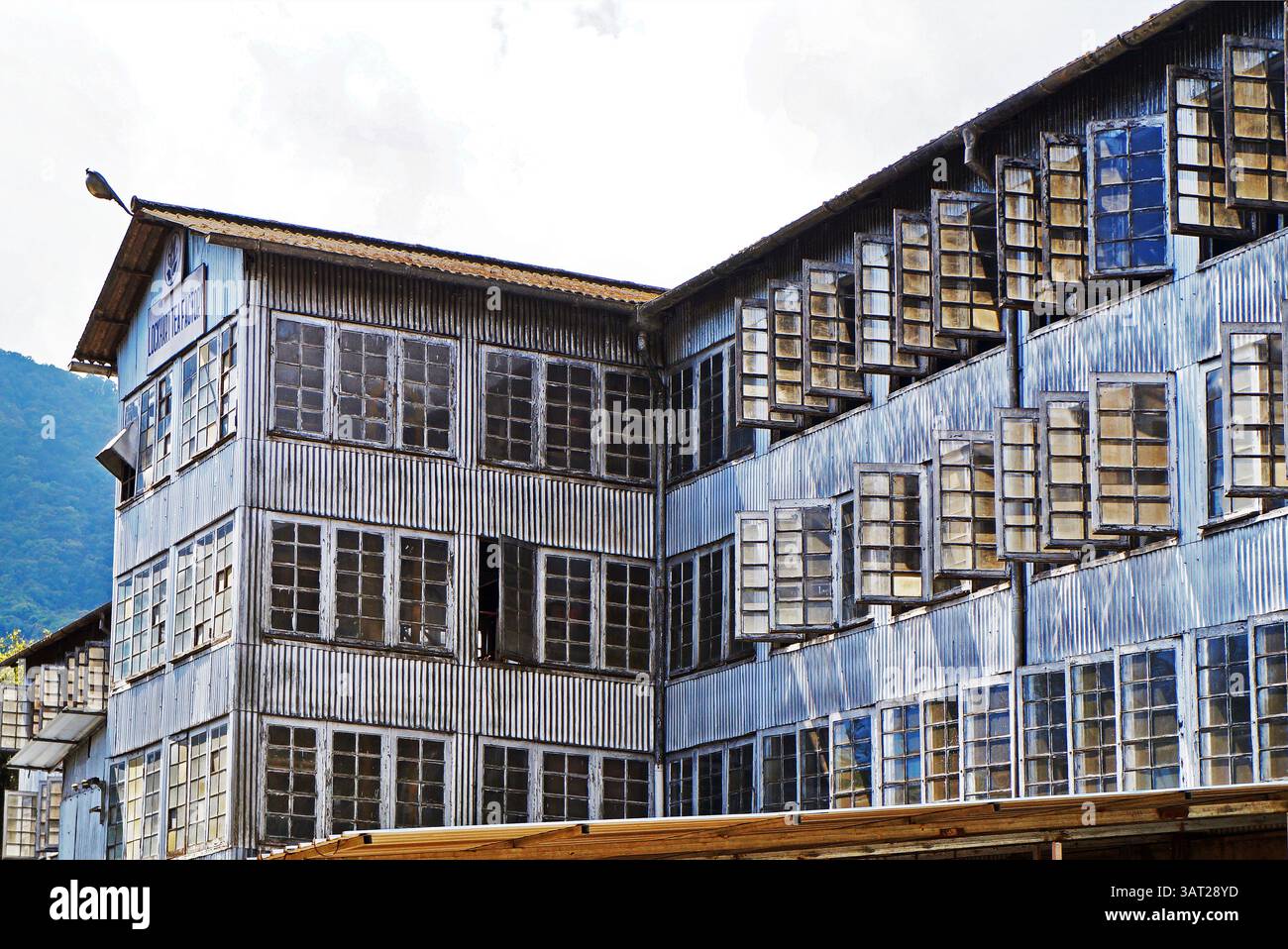 Facade of a Lockhart Tea Factory in Munnar, Kerala, India. January 03 ...