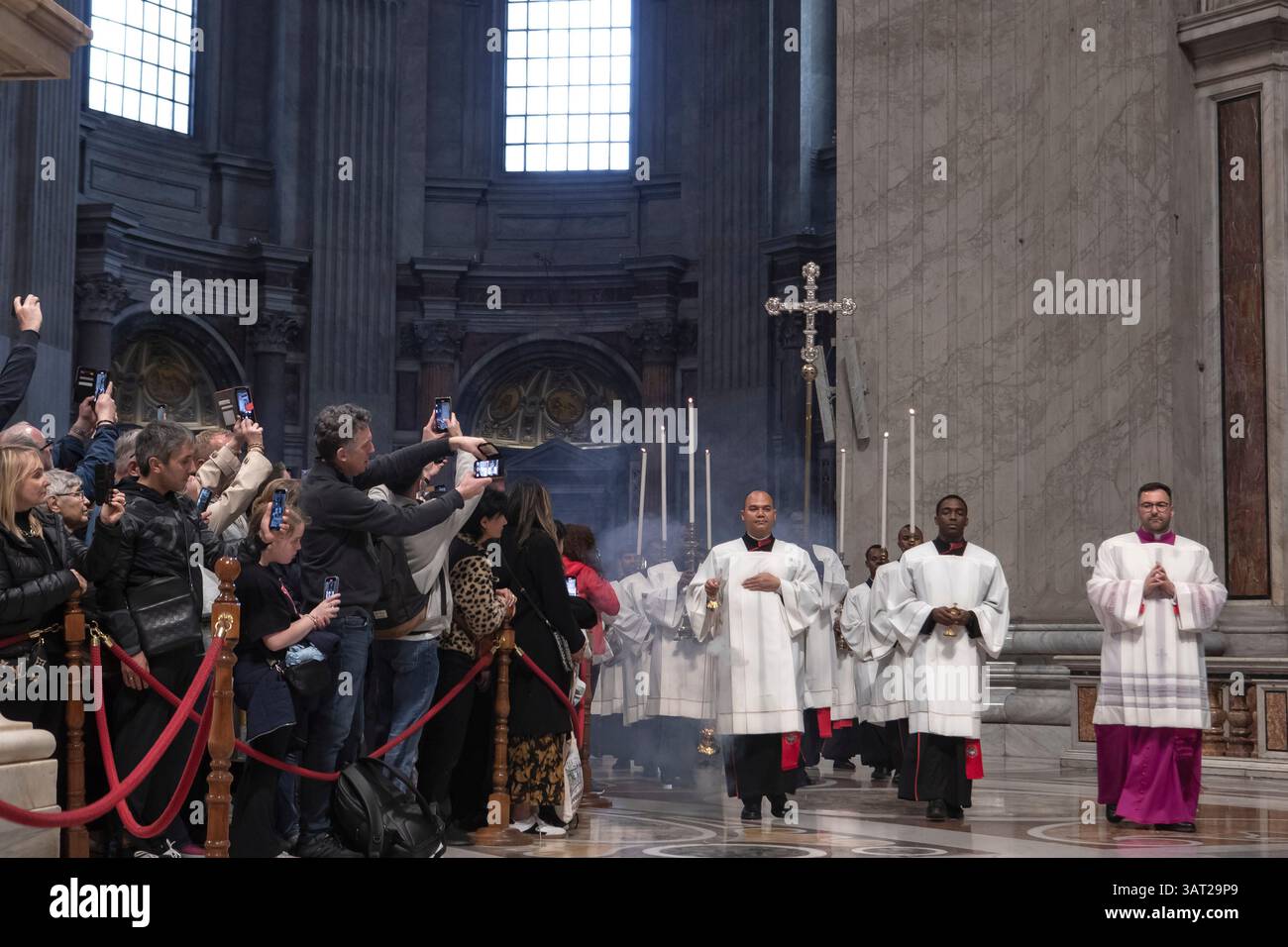 Vatican city, Vatican, 17 April 2025. Mass in Coena Domini (Lord’s ...