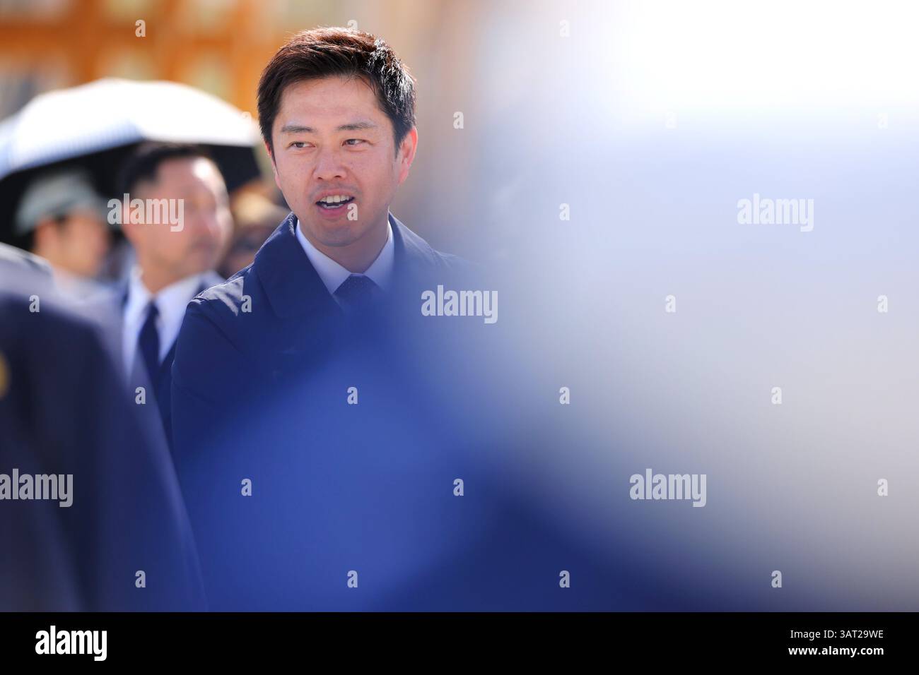 Osaka Governor Hirofumi Yoshimura is pictured at the Expo 2025 in Osaka ...