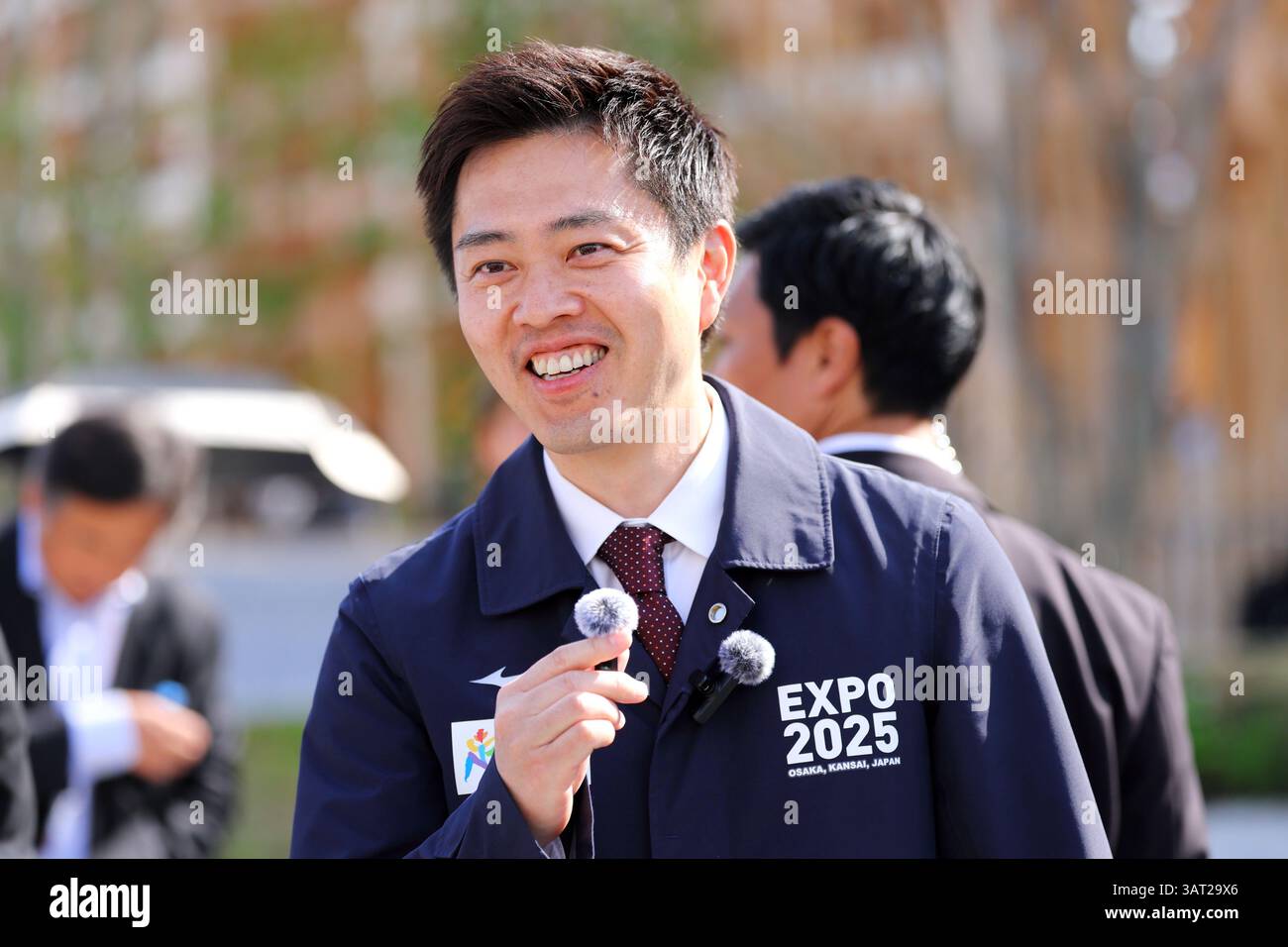Osaka Governor Hirofumi Yoshimura is pictured at the Expo 2025 in Osaka ...