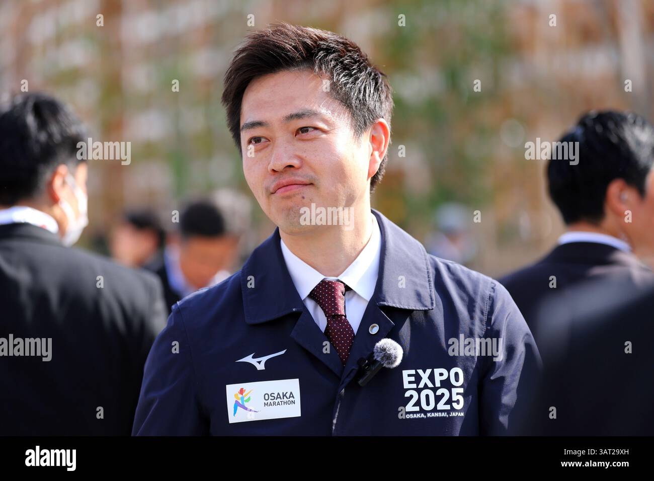 Osaka Governor Hirofumi Yoshimura is pictured at the Expo 2025 in Osaka ...