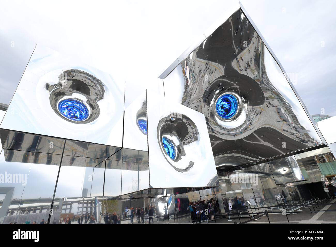 A picture shows the signature pavilion "null2" at the Expo 2025 in Osaka, Japan, April 14, 2025 ...