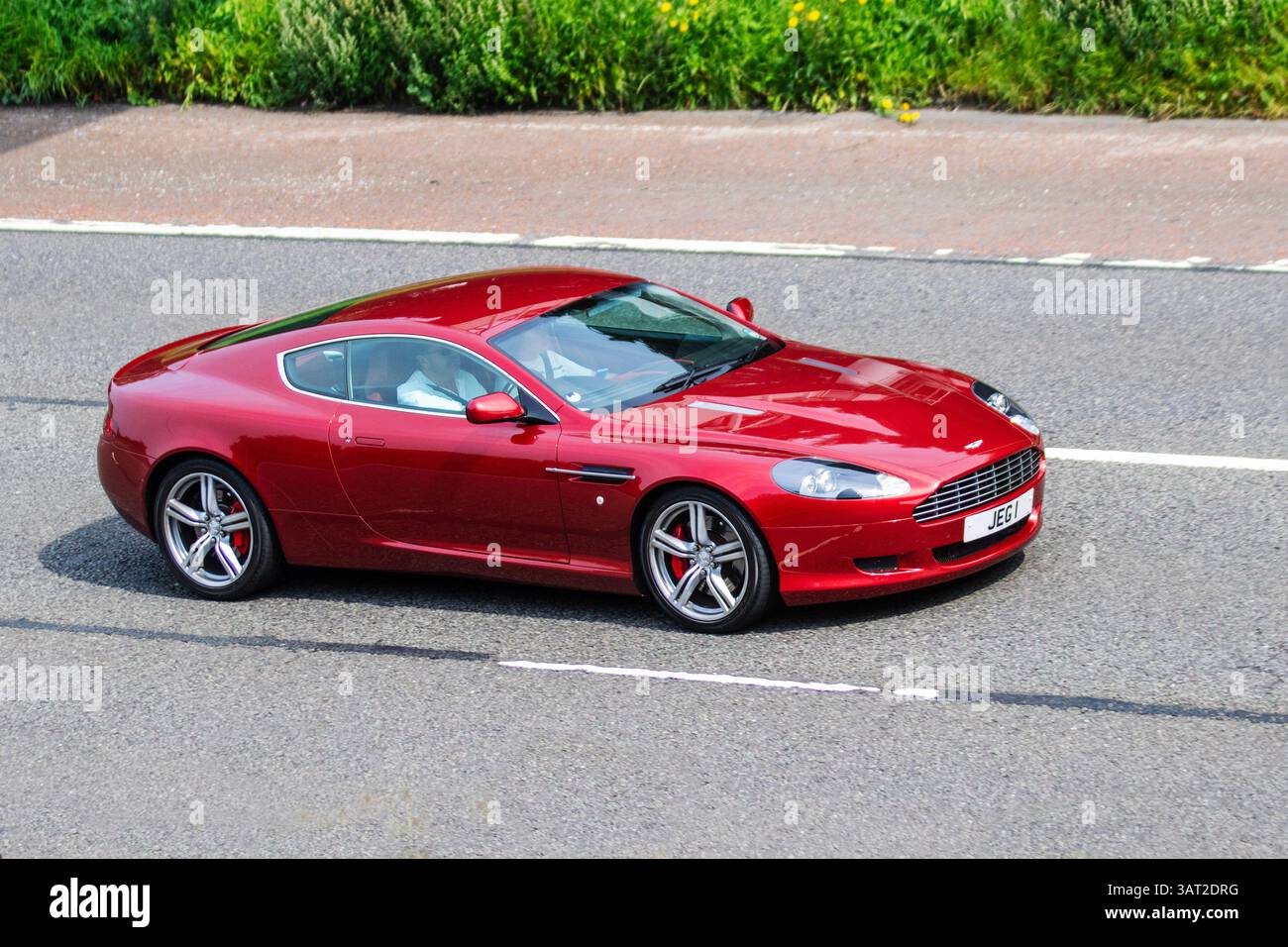 2006 red aston martin db9 auto v12 touchtronic auto car hi-res stock ...