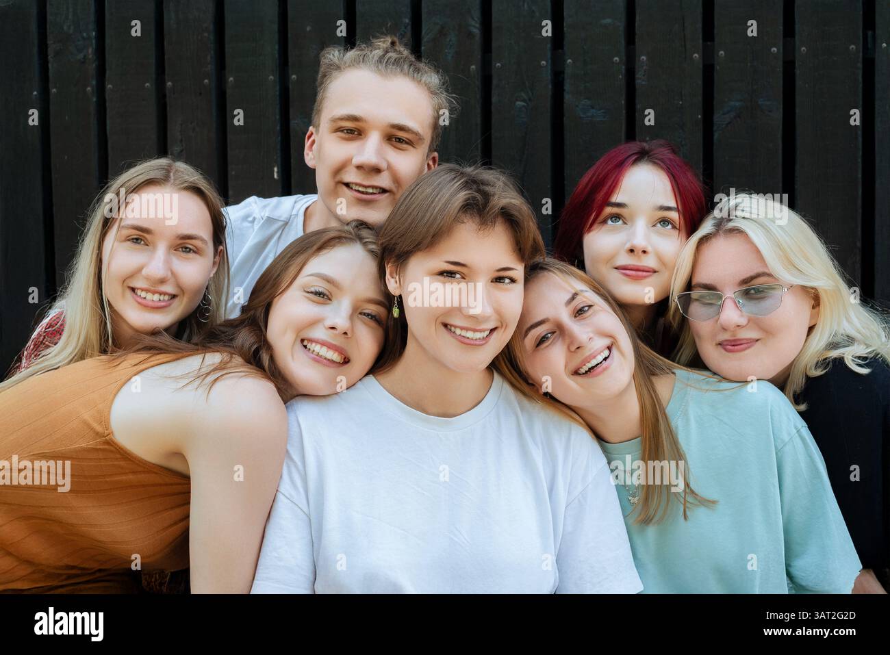 Group selfie teen hi-res stock photography and images - Alamy
