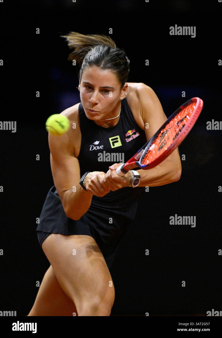 Emmal Navarro (USA) Aktion Tennis Damen Porsche-Cup Porsche Tennis ...