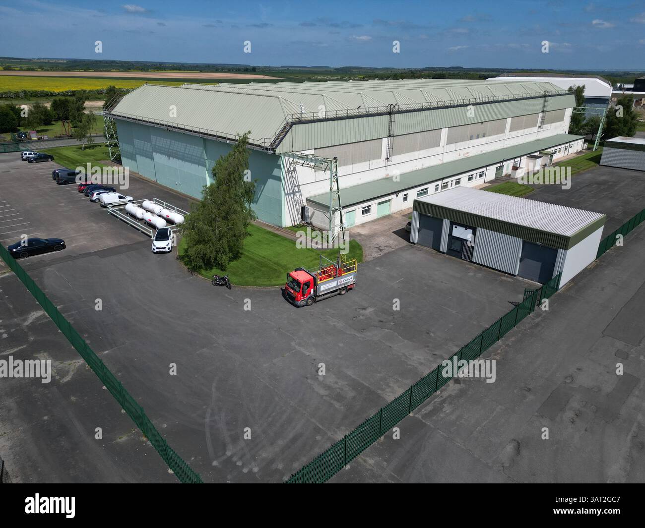 WW2 Military Architecture, C type Aircraft Hangar Former RAF Binbrook ...