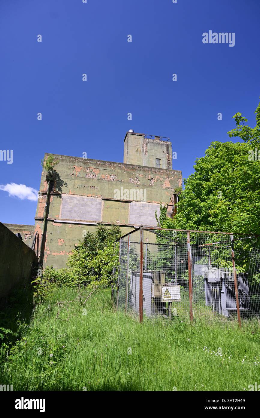 aerial view of WW2 Military Architecture, Former RAF Binbrook WW2 ...