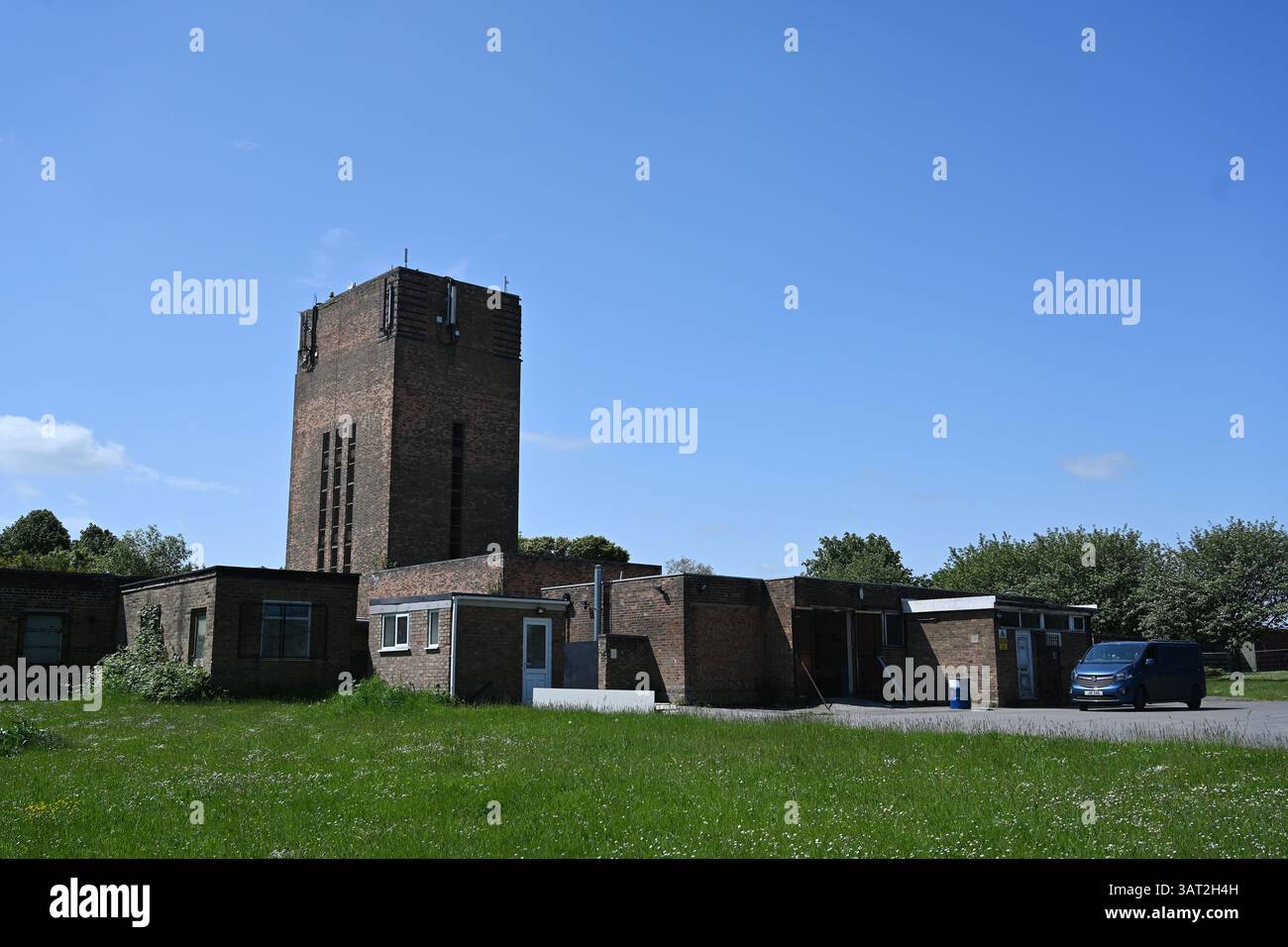 aerial view of WW2 Military Architecture, Former RAF Binbrook WW2 ...