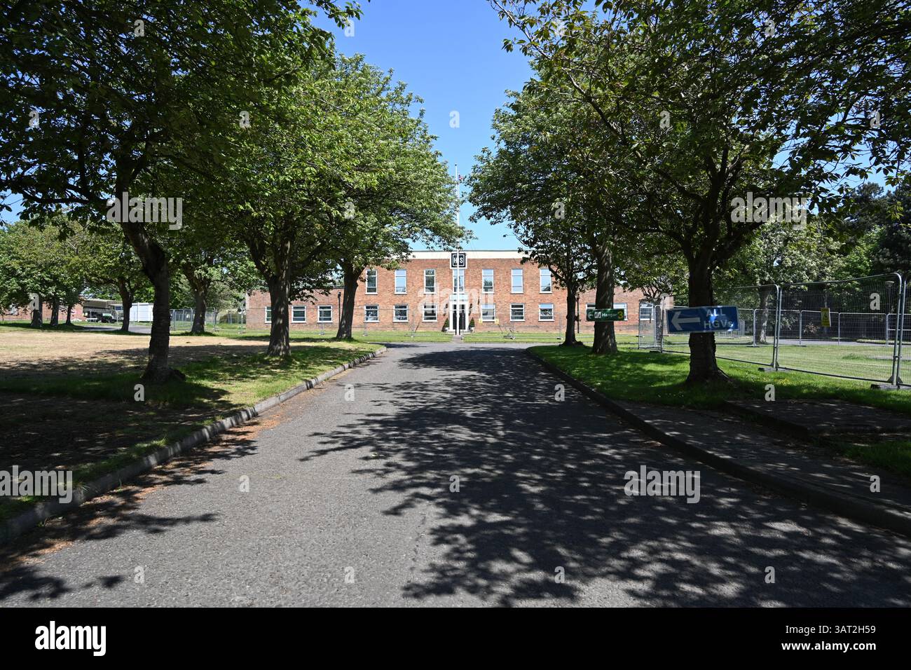 WW2 Military Architecture, station headquarters Former RAF Binbrook WW2 ...