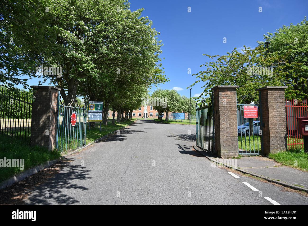 aerial view of WW2 Military Architecture, Former RAF Binbrook WW2 ...