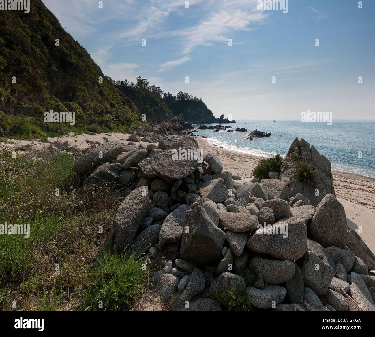 Beach, Marina di Zambrone, Calabria, Italië, Italy, Rene van der Meer ...