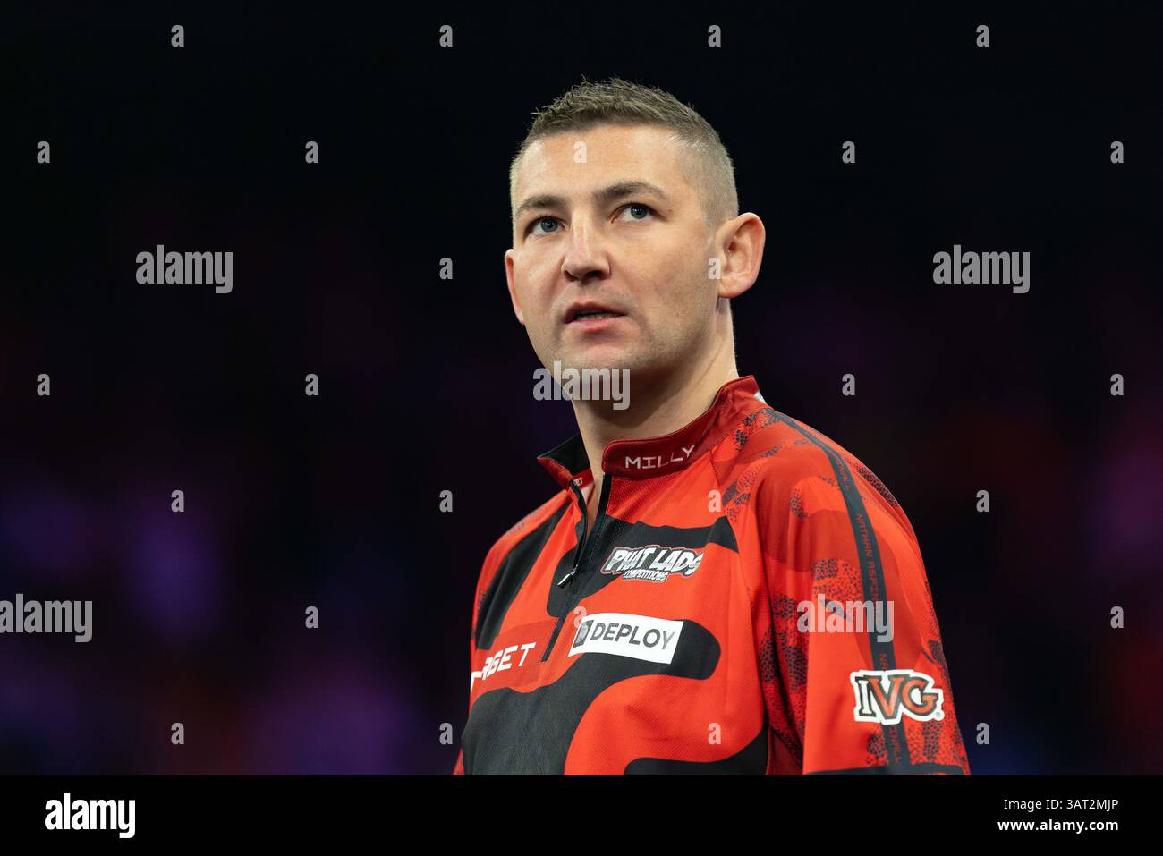 Rotterdam, Netherlands. 17th Apr, 2025. Nathan Aspinall in his Quarter ...