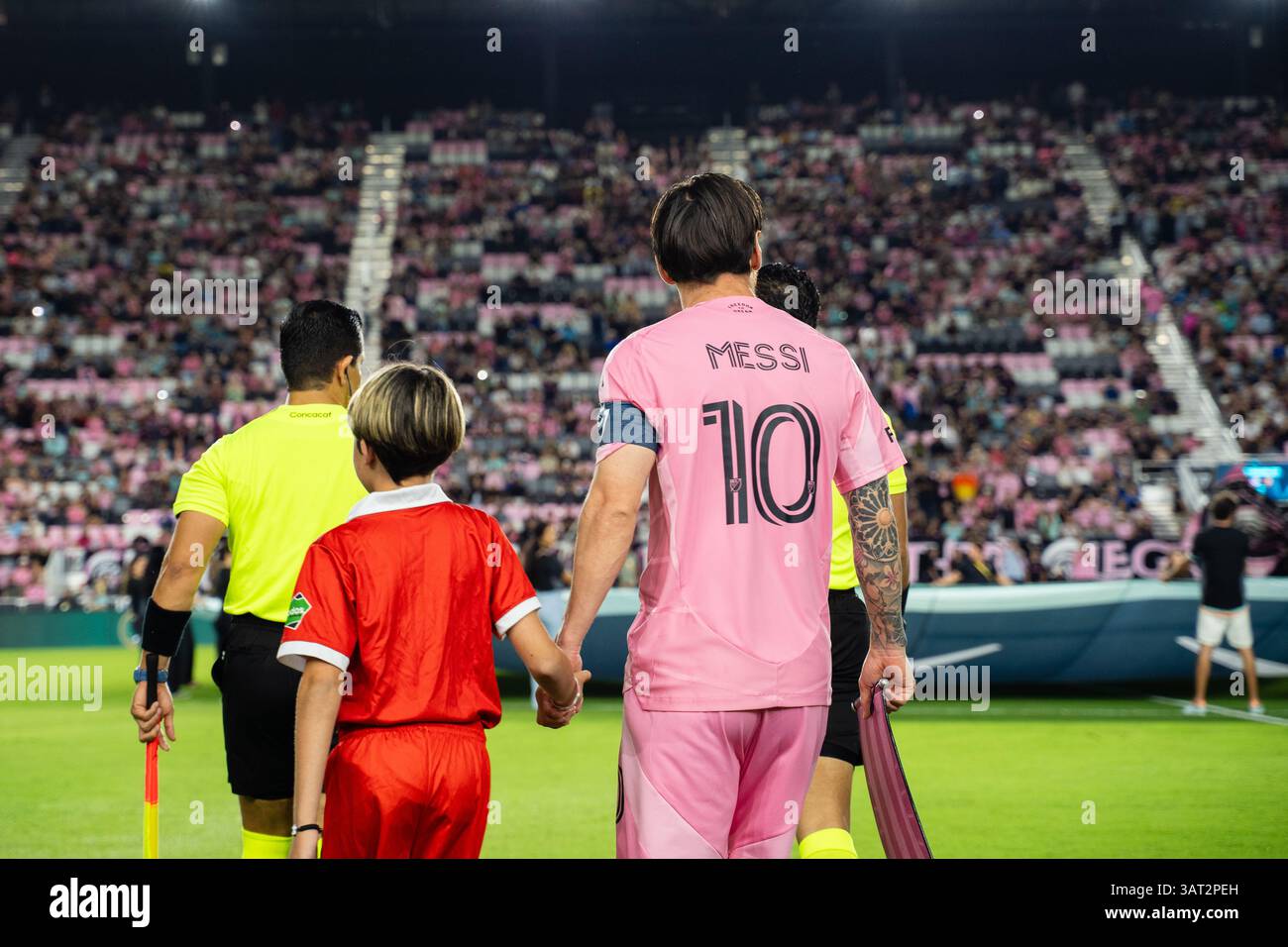 April 9th 2025. Inter Miami CF captain Lionel Messi (10) enters the ...